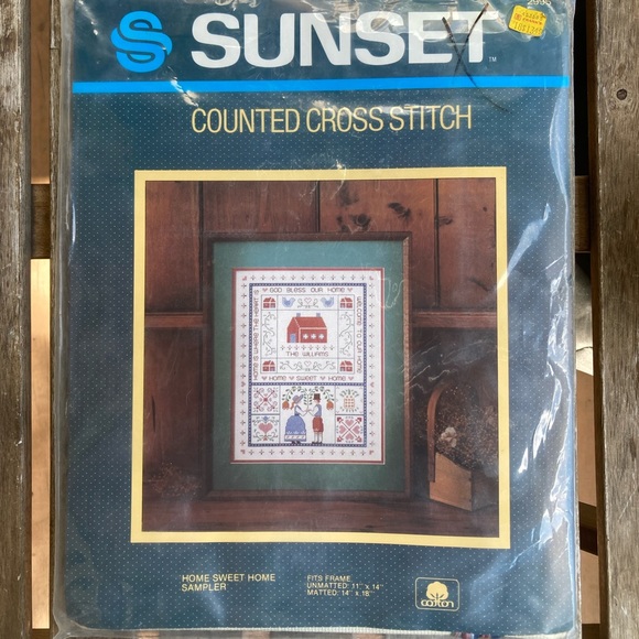 Sunset | Other | New Sunset Counted Cross Stitch Home Sweet Home ...